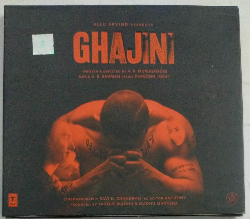 Ghajini Hindi Film Audio CD by AR Rahman - Macsendisk