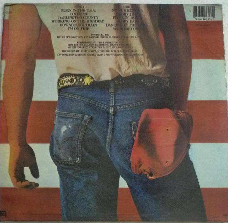 Born in the USA English LP Vinyl Record - Macsendisk