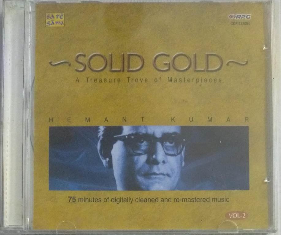 Solid Gold Hemant Kumar Hits Vol 2 Hindi Songs Audio CD - Macsendisk