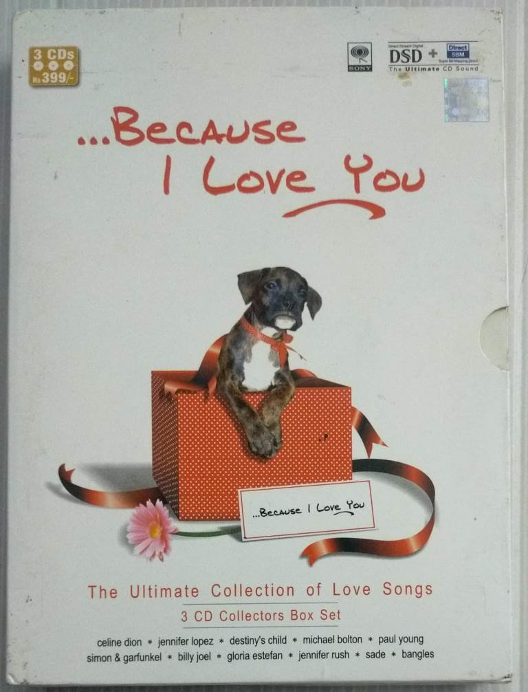 Beause I Love You English Songs Audio CD ( 3 CD set) - Macsendisk