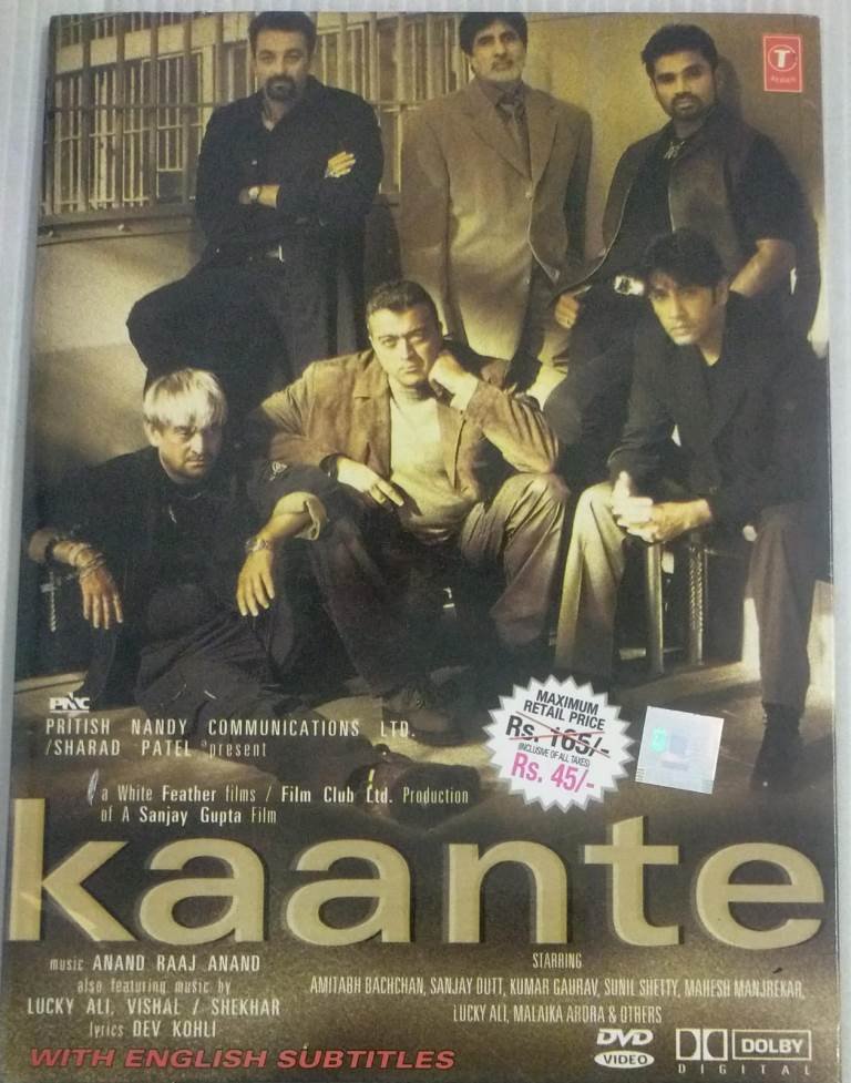 Kaante Hindi Movie DVD - Macsendisk
