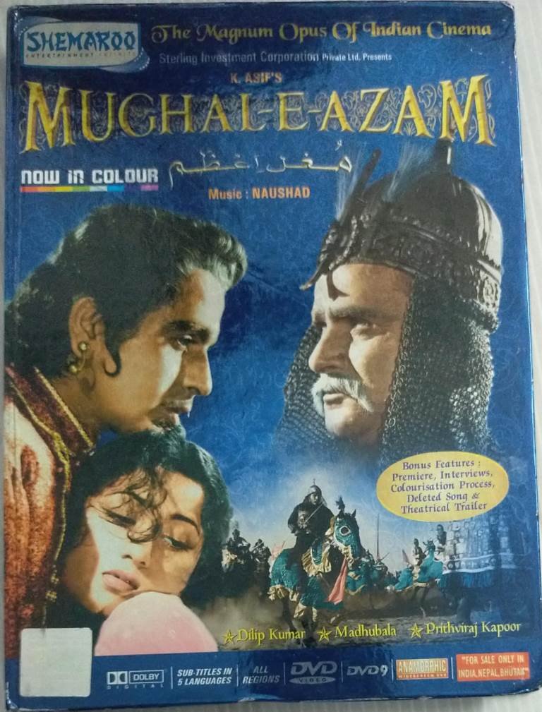 Mughal E Azam Hindi Movie DVD - Macsendisk
