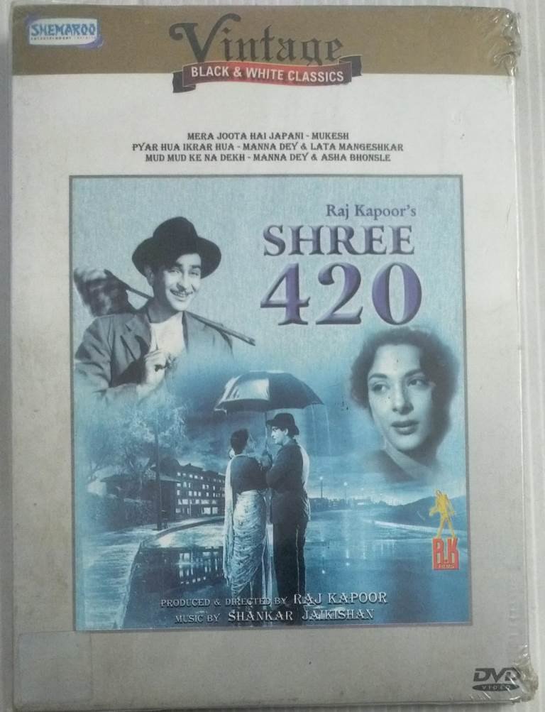 Shree 420 Hindi Movie DVD - Macsendisk