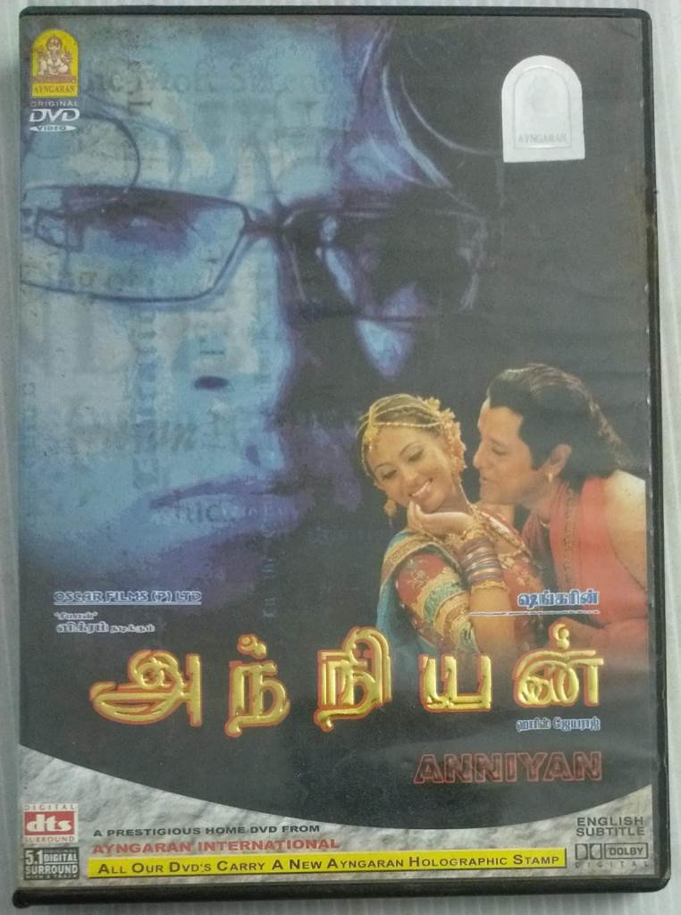 Anniyan Tamil Movie DVD - Macsendisk
