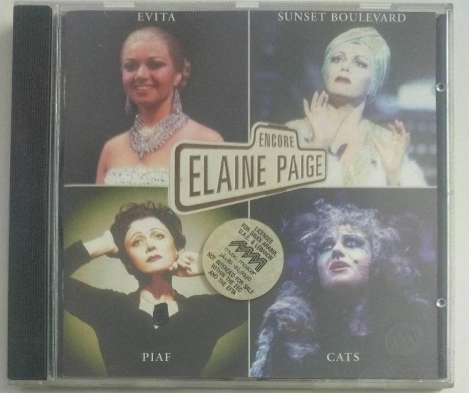 Encore Elaine Paige English Audio CD - Macsendisk
