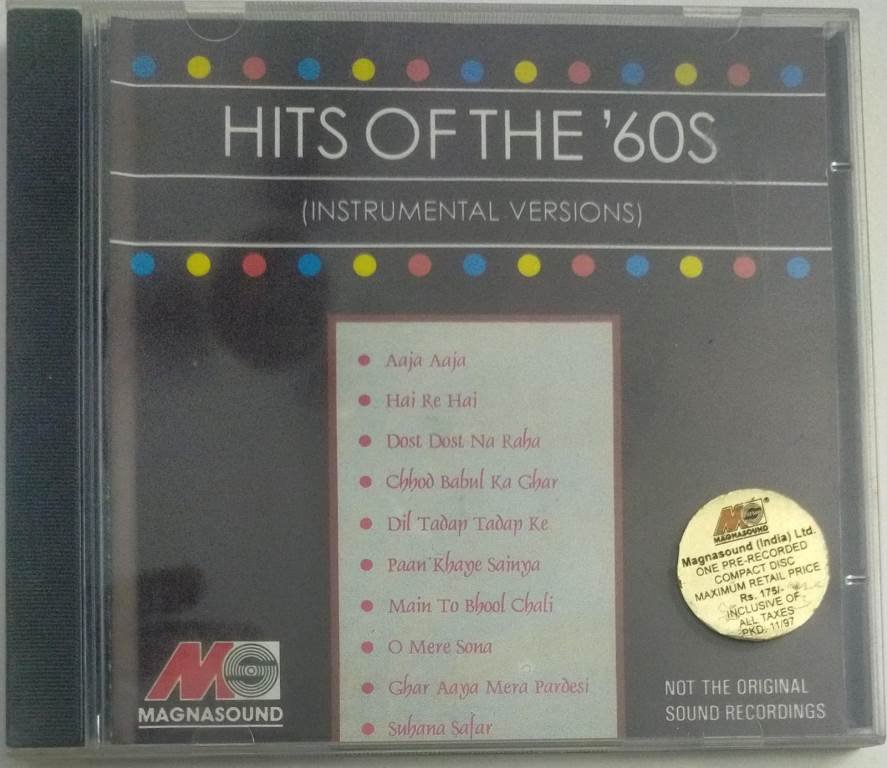 Hits of the 60s Instrumental Versions Audio CD