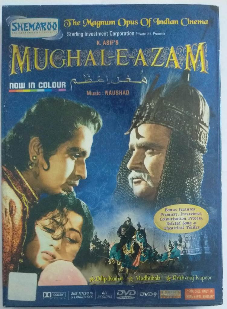 Mughal E Azam Hindi Movie DVD - Macsendisk
