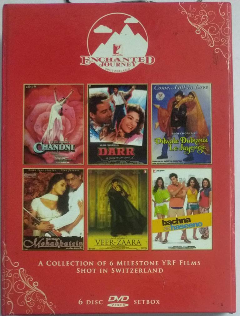 A collection of 6 Milestone YRF Films Hindi movies DVD ( a pack of 6 ...