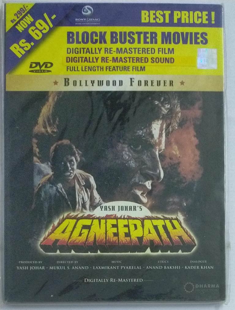 Agneepath Hindi Movie DVD - Macsendisk