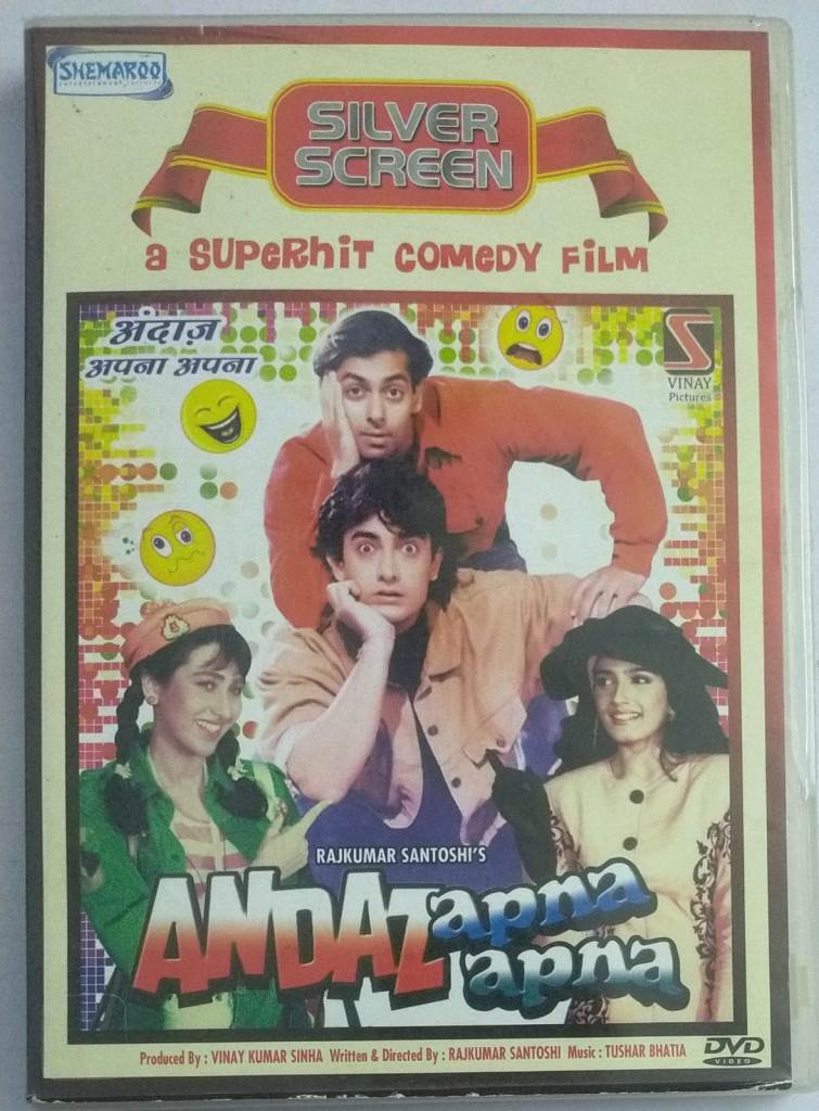 Andaz Apna Apna Hindi Movie DVD - Macsendisk
