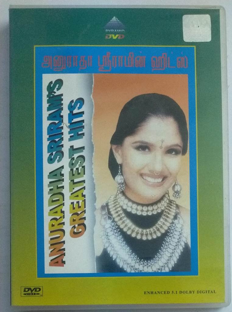 Anuradha Sriram's Greatest Hits Tamil Movie video songs DVD ( Pyramid ...