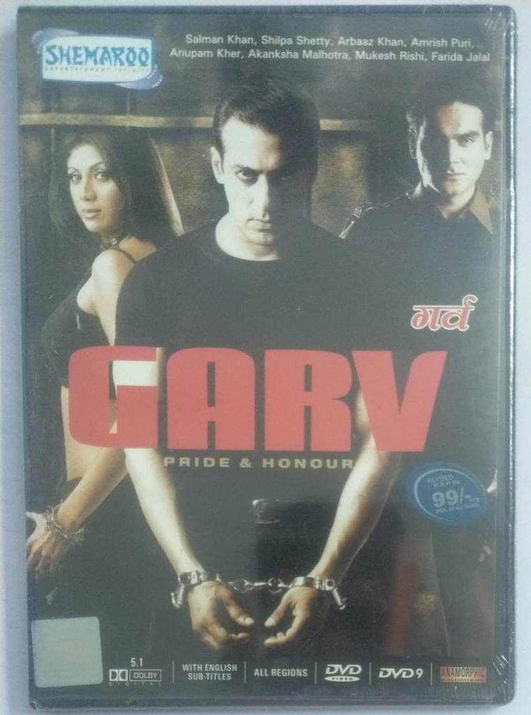 Garv Hindi Movie DVD (sealed pack) - Macsendisk