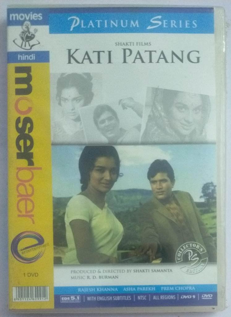Kati Patang Hindi Movie DVD (sealed pack) - Macsendisk