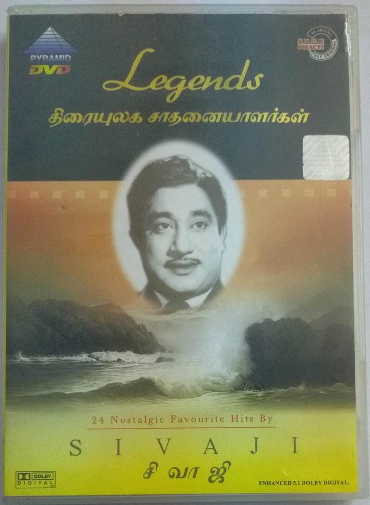Legends Tamil film hits songs Video DVD from Sivaji Starrer Films ...