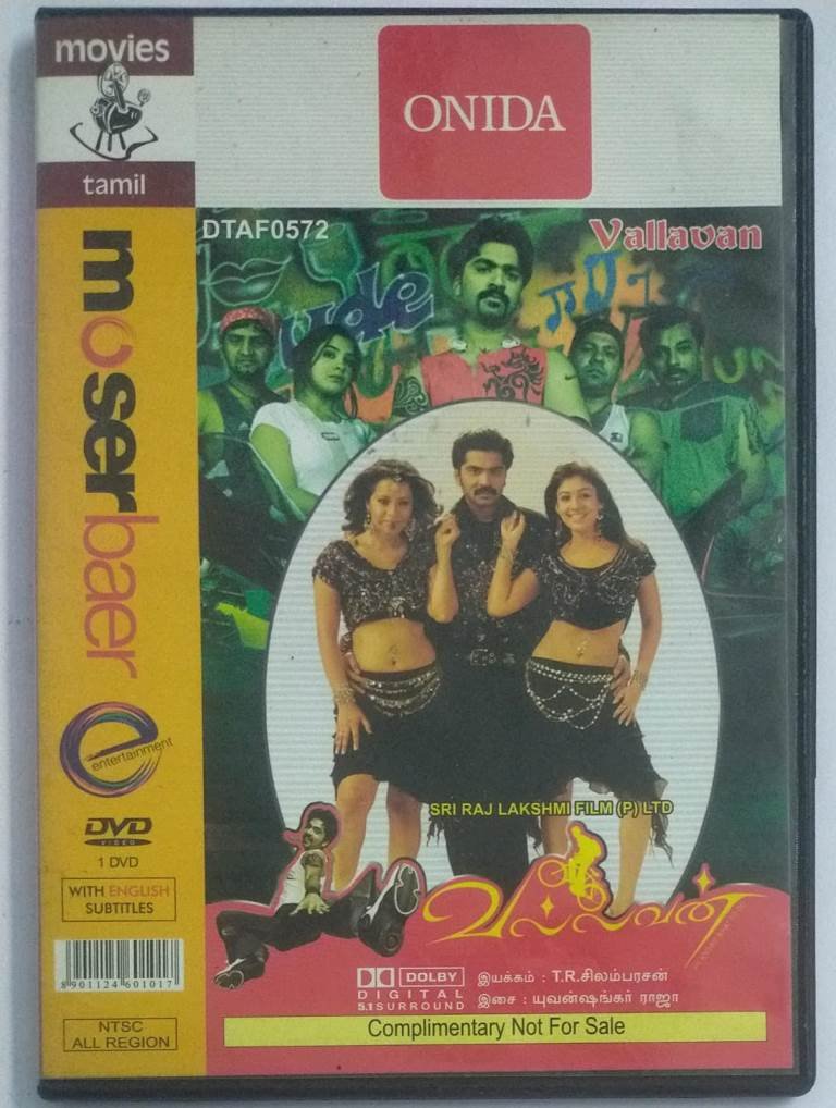 Vallavan Tamil Movie DVD - Macsendisk