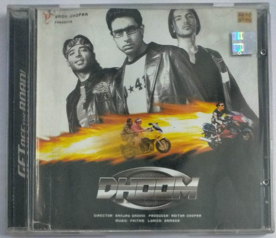 Dhoom Hindi Film songs Audio CD - Macsendisk