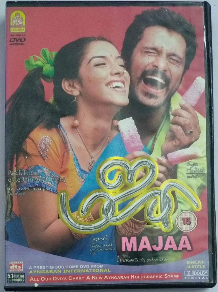 Majaa Tamil Movie DVD ( Ayngaran make) - Macsendisk