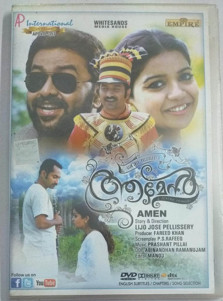 Amen Malayalam Movie DVD (Sealed pack) - Macsendisk