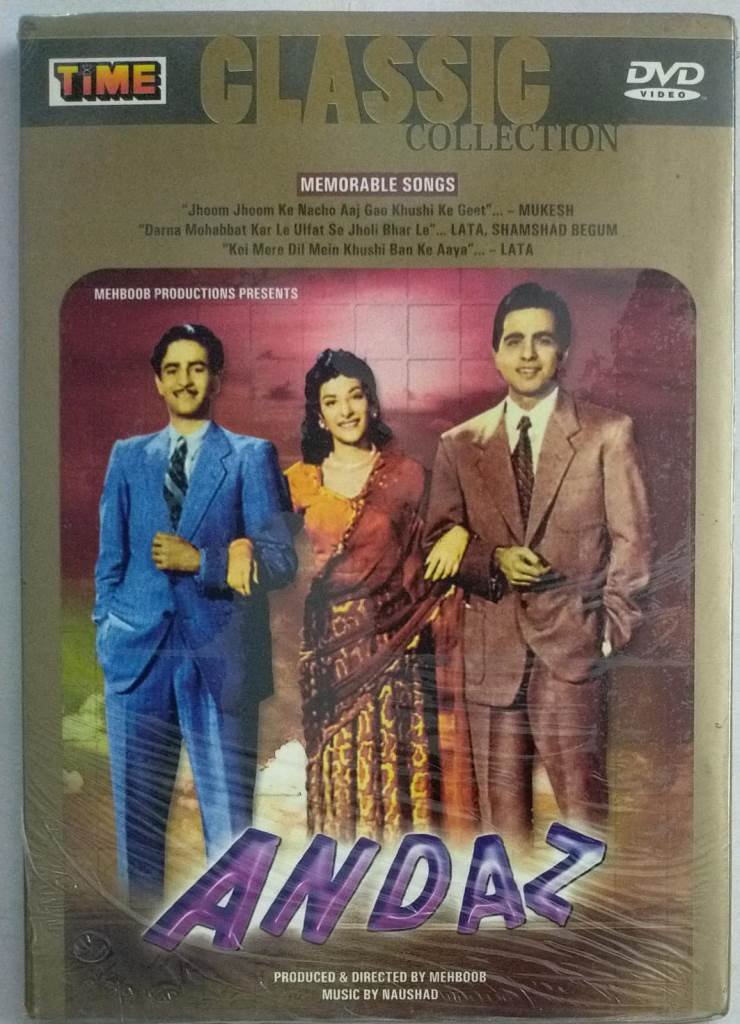 Andaz Hindi Movie DVD ( Sealed pack - Macsendisk
