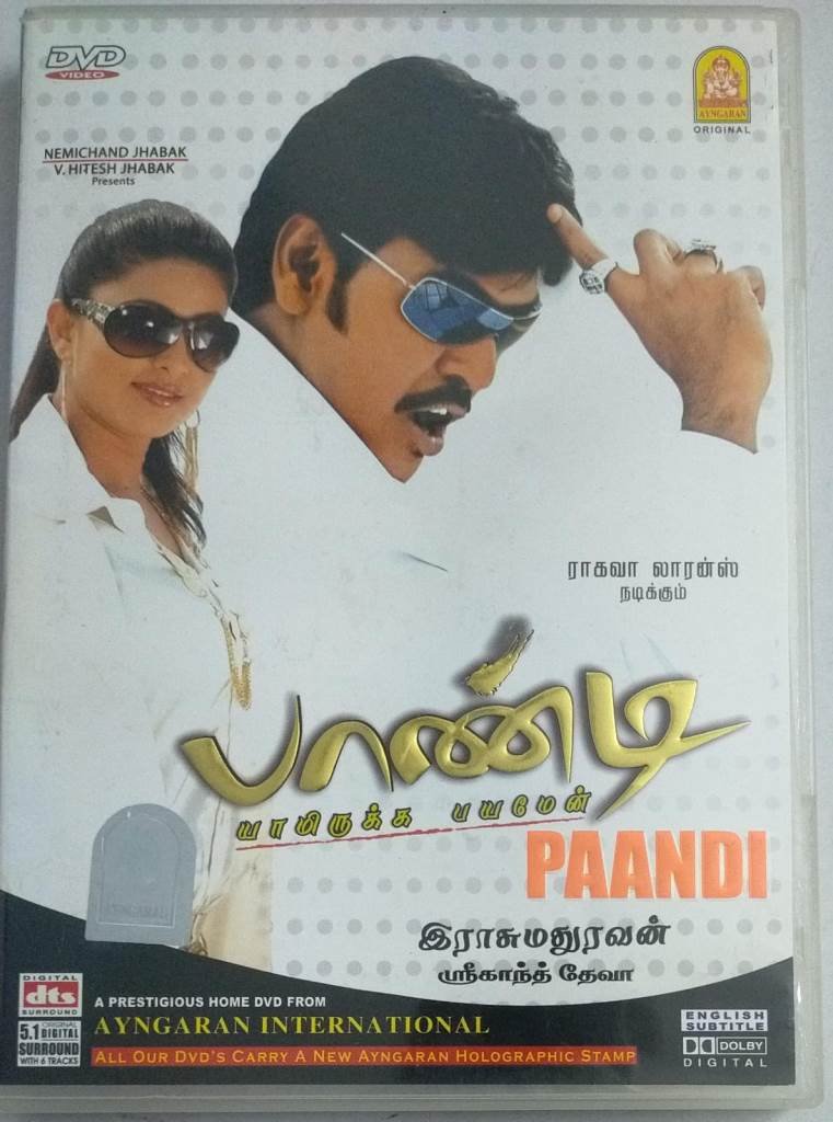 Paandi Tamil Movie DVD (Ayngaran make) - Macsendisk