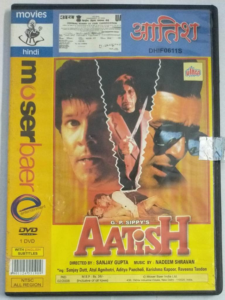 Aatish Hindi Movie DVD - Macsendisk