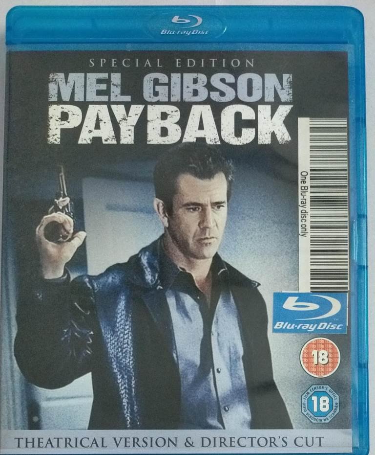 Mel Gibson Pay Back English Movie Bluray