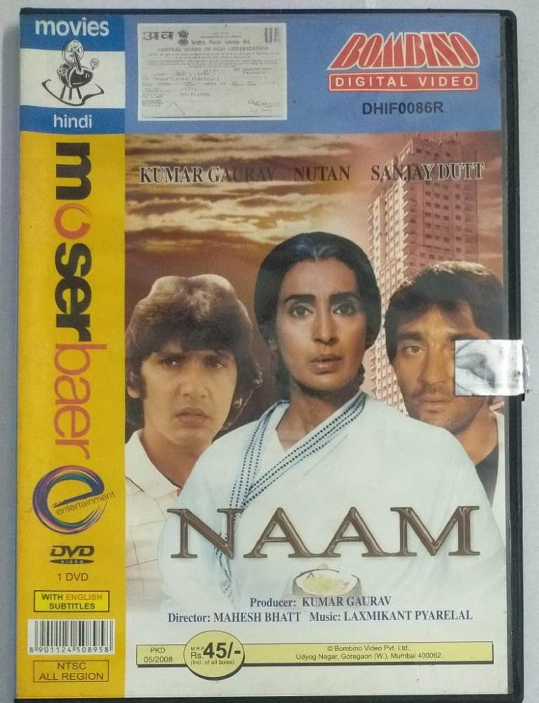 Naam Hindi Movie DVD - Macsendisk