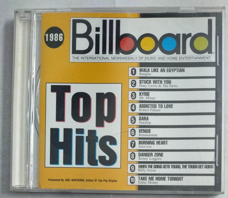 Billboard Top Hits 1986 English Songs Audio CD - Macsendisk